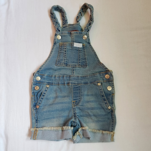 7 For All Mankind | Bottoms | 35 7 For All Mankind Jean Denim Overalls ...